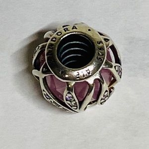 Pandora | Jewelry | Authentic Pandora Encased In Love Cerise Crystal ...